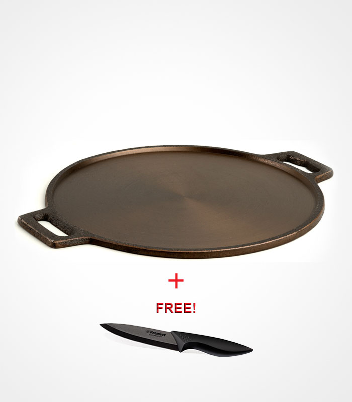Cast Iron Dosa Tawa | Best Dosa Pan | Pre-Seasoned Cast Iron Dosa Tawa